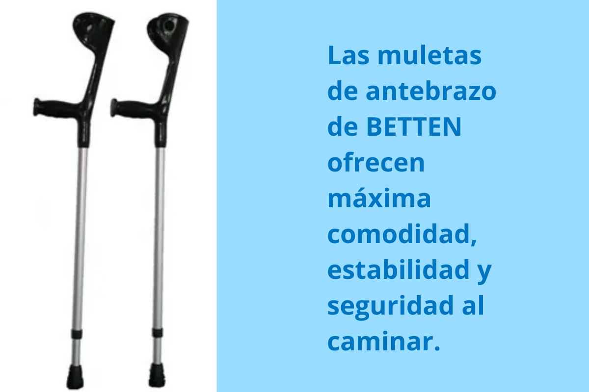 Muletas de antebrazo BETTEN: comodidad y autonomía